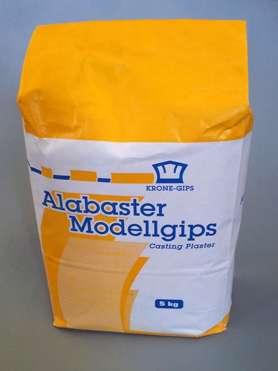 Alabaster Modellgips Krone-Gips - 5 Kg | Gips | Silikonfabrik.de