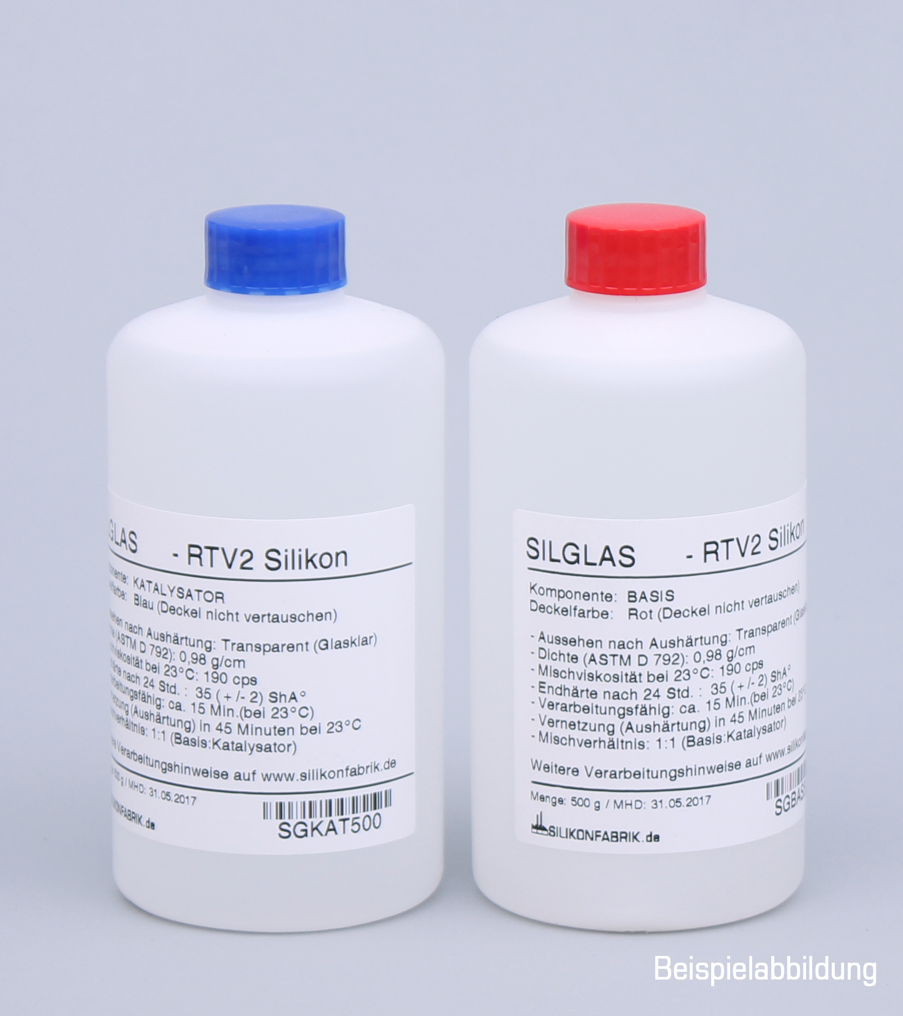 SILGLAS 25 - Silikon Vergussmasse transparent, glasklar | Silikonfabrik.de