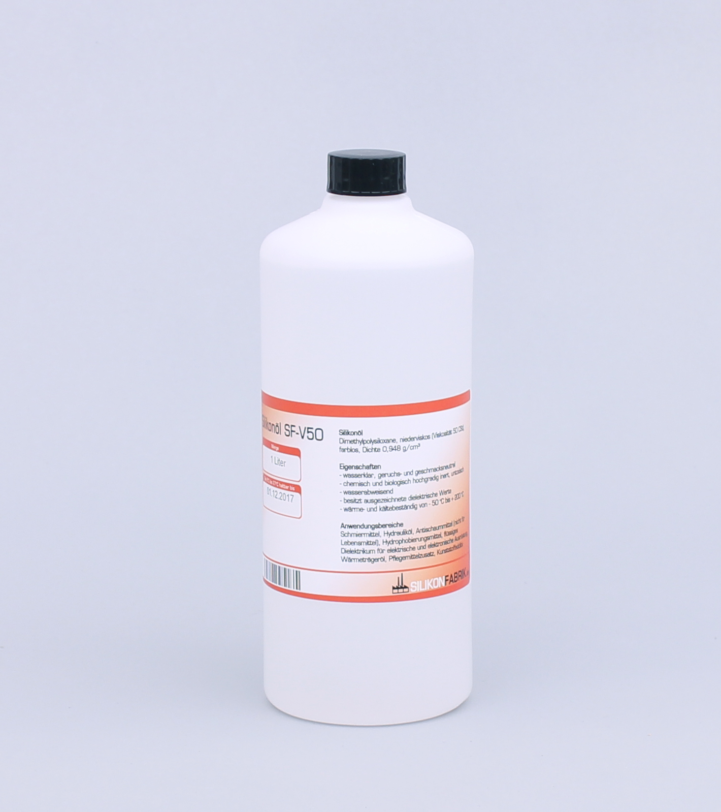 Silikonöl 50 CSt - SF-V50 (Silikonfluid) | Silikonöle | Silikonfabrik.de