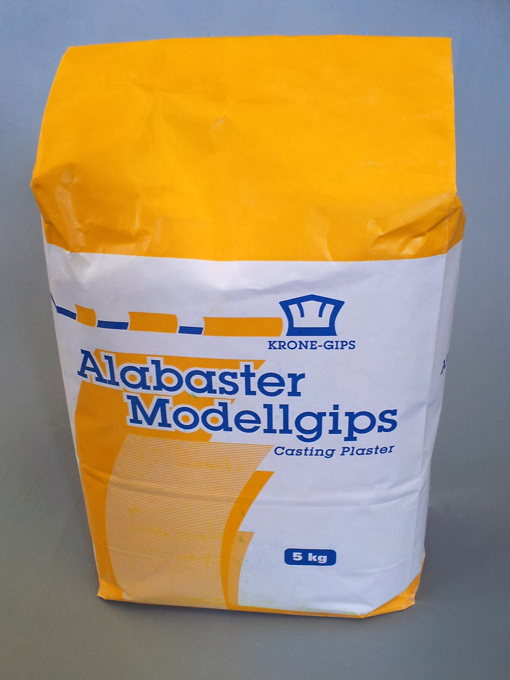 Alabaster Modellgips Krone-Gips - 5 Kg | Gips | Silikonfabrik.de